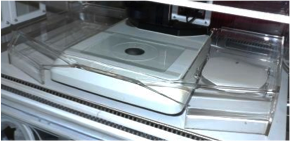 Cell-Tek 3000 microscope chamber complete with stereo microscope